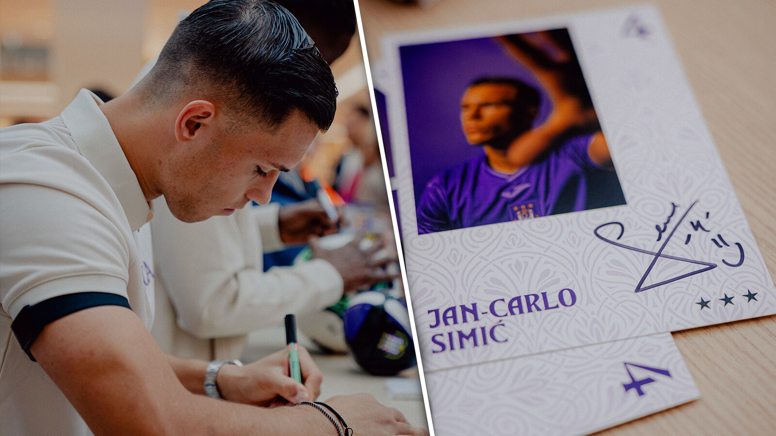 Signing session with Jan-Carlo and Tristan on Wednesday | RSC Anderlecht